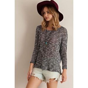 entro | Sweaters | Hp Crochet Open Back Knit Sweater | Poshmark